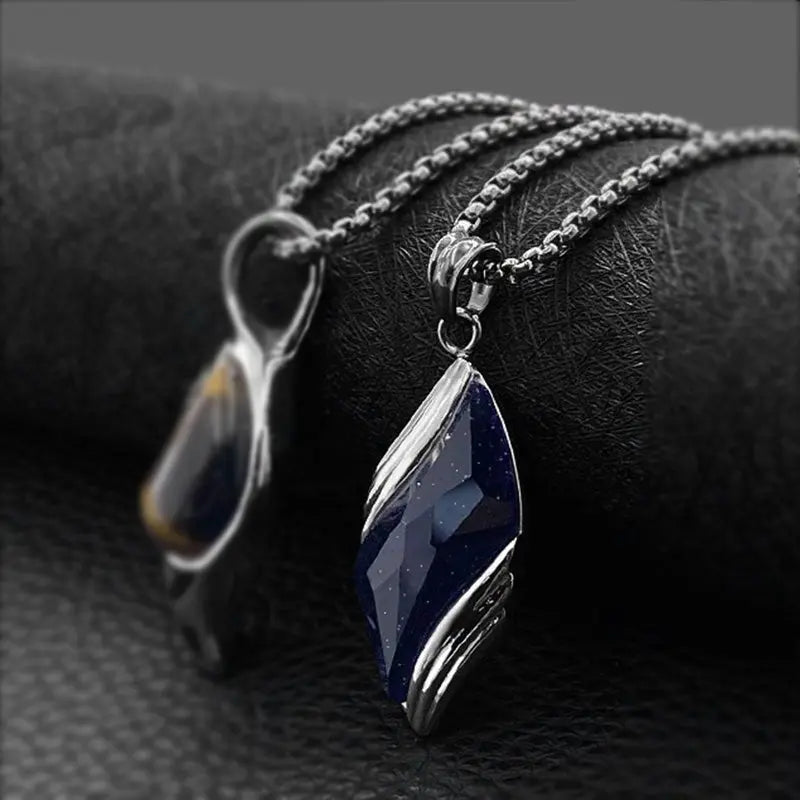 Rhombus Gemstone Pendant - Vrafi Jewelry